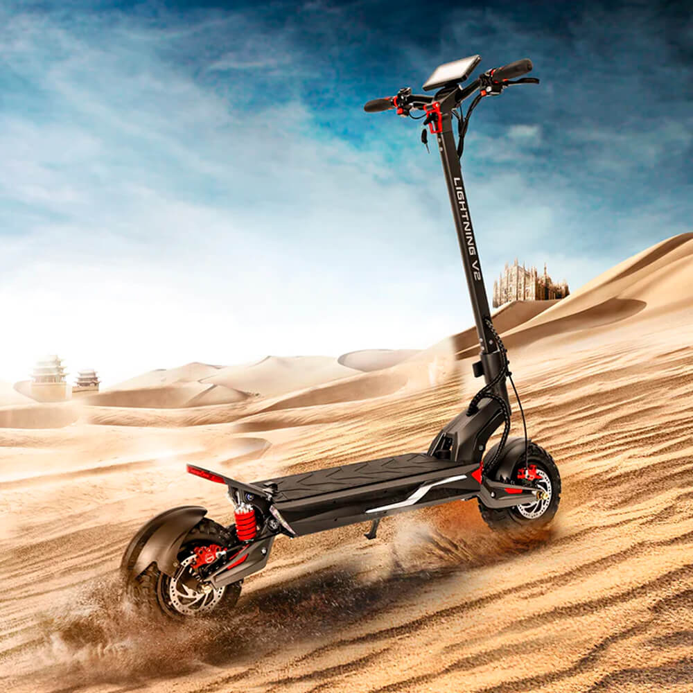 Dragon Lightning V2 Electric Scooter - Dual Motor High Performance - M ...
